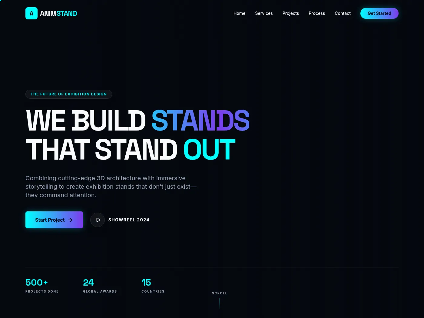 AnimStand Agency Website