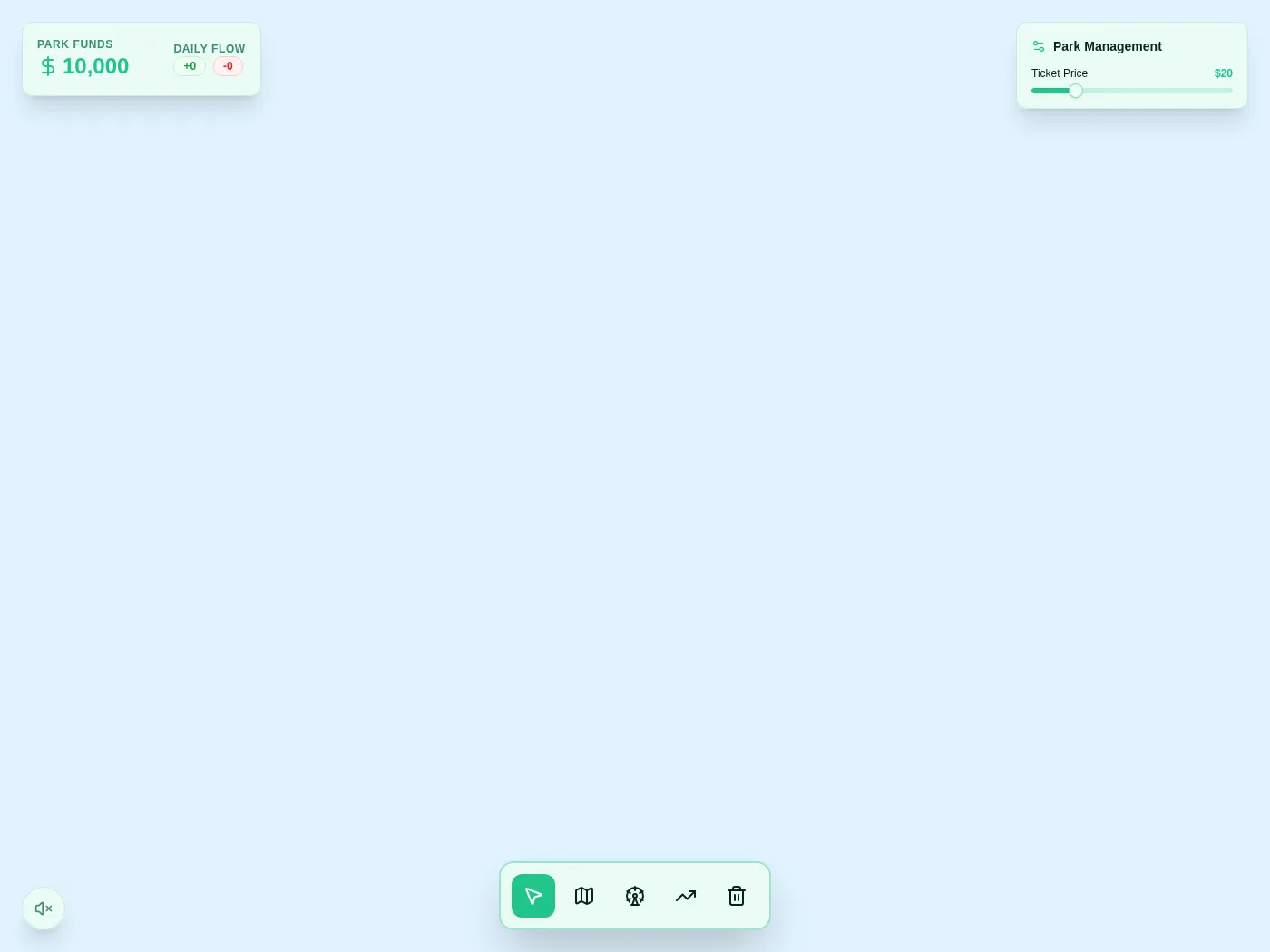 3D Theme Park Builder