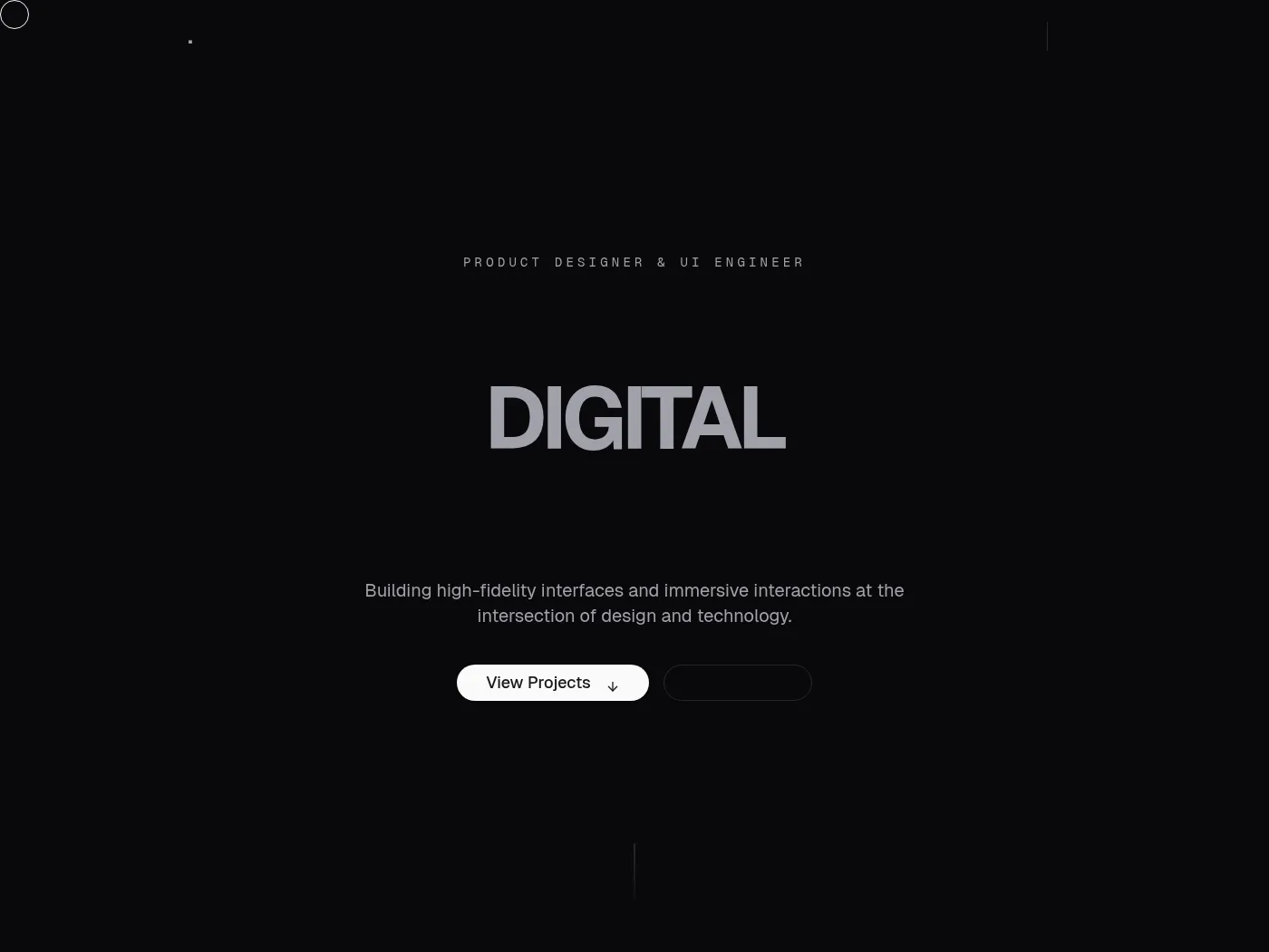 3D Portfolio Showroom