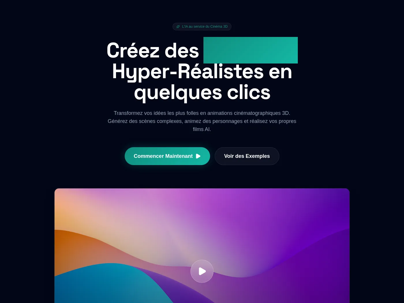 3D Animated Video Creator