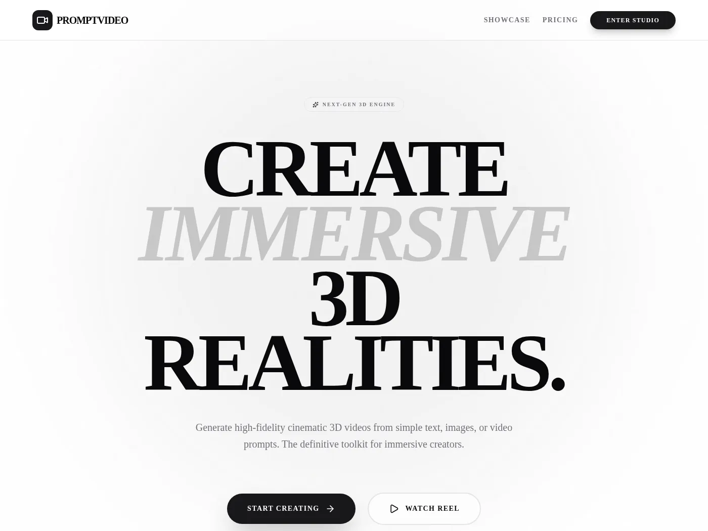 PromptVideo 3D Creator