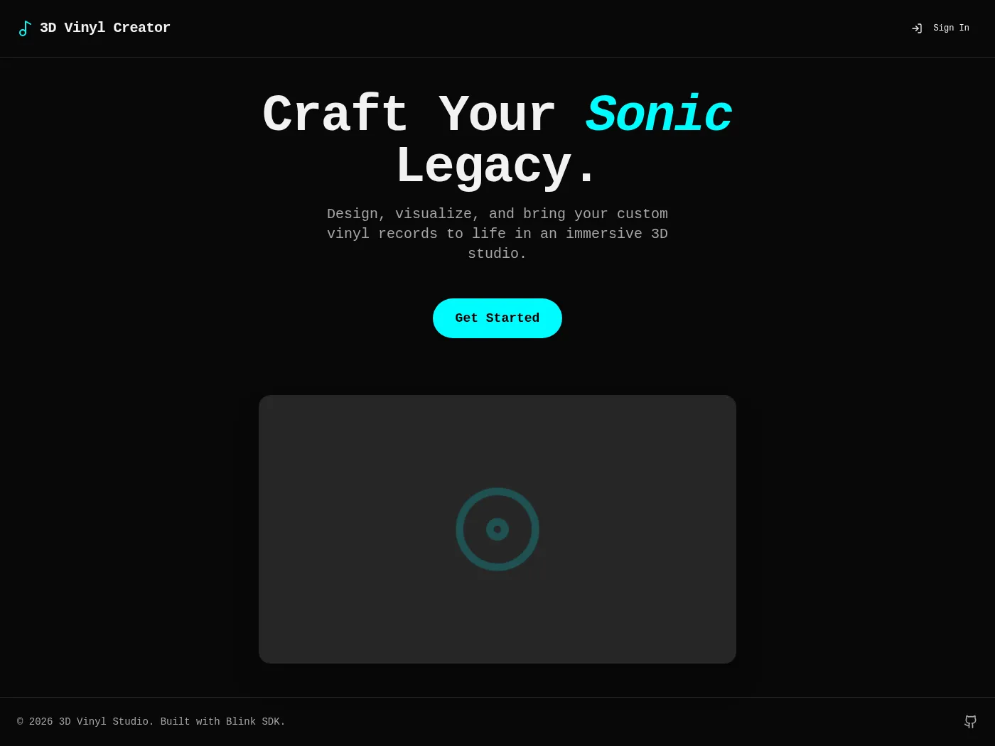 3D Vinyl Creator