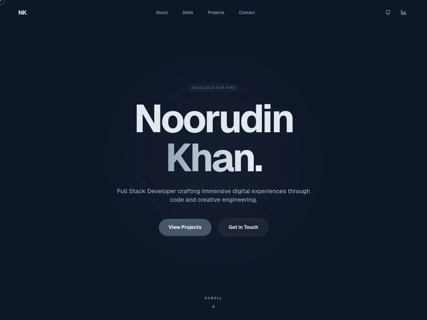 Noorudin 3D Webfolio