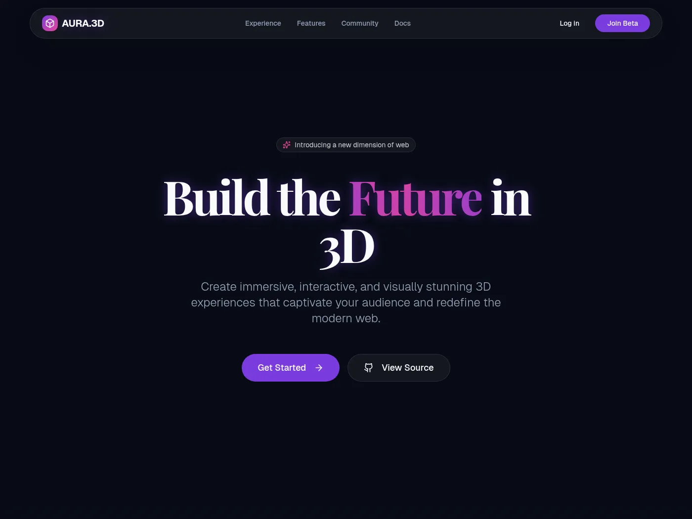 3D Web Experience
