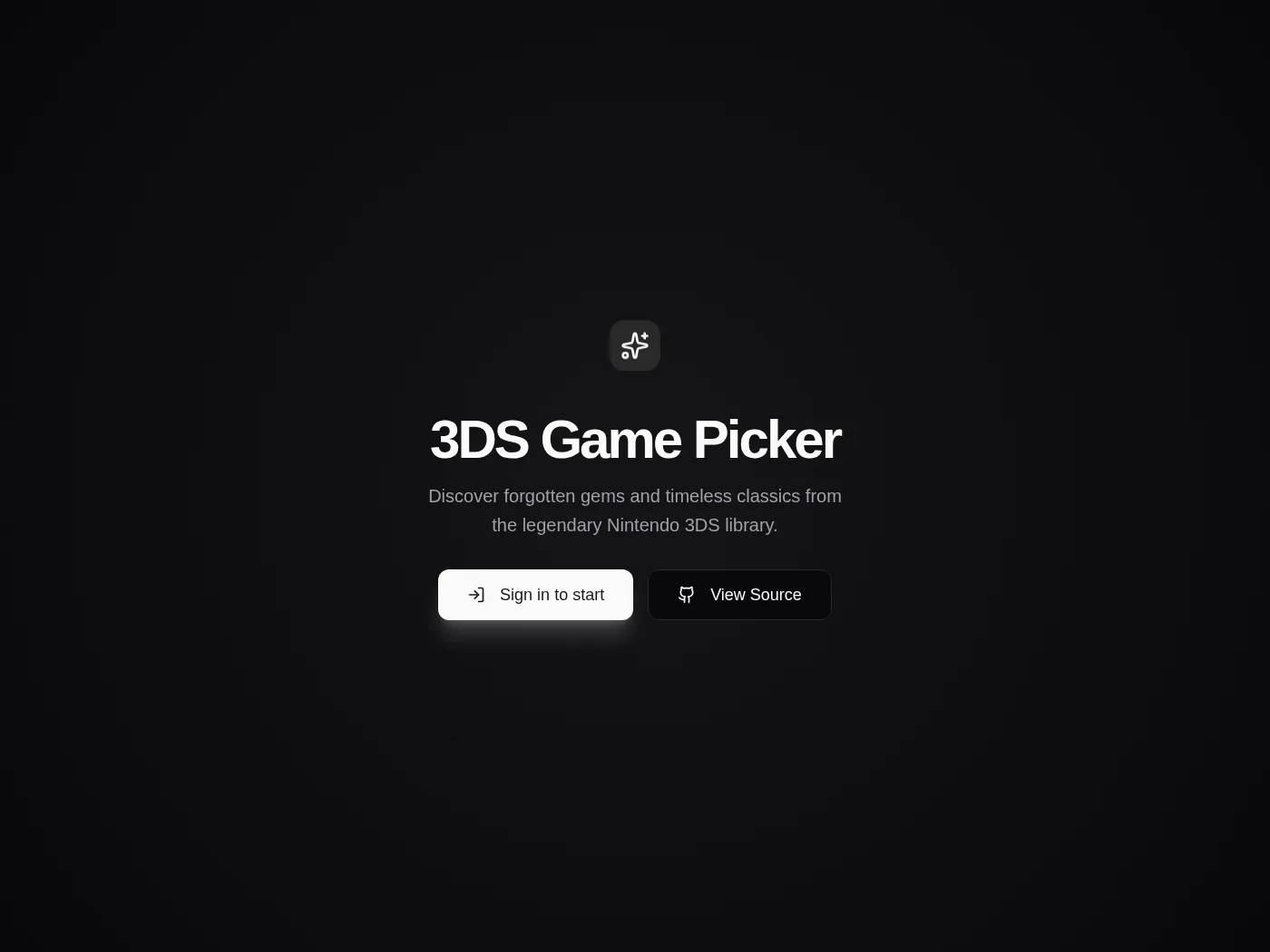3DS Game Picker
