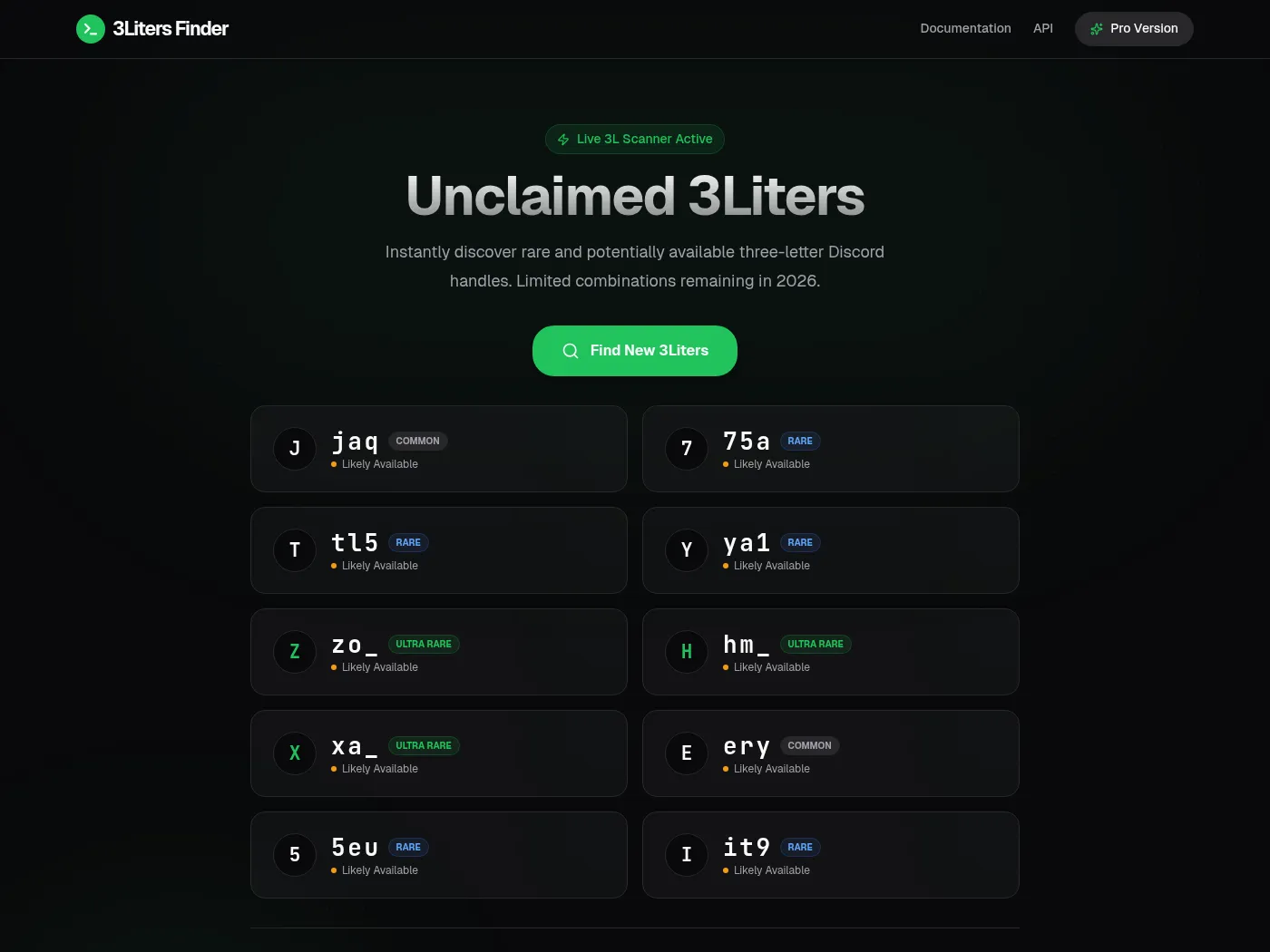Unclaimed 3Liters Finder
