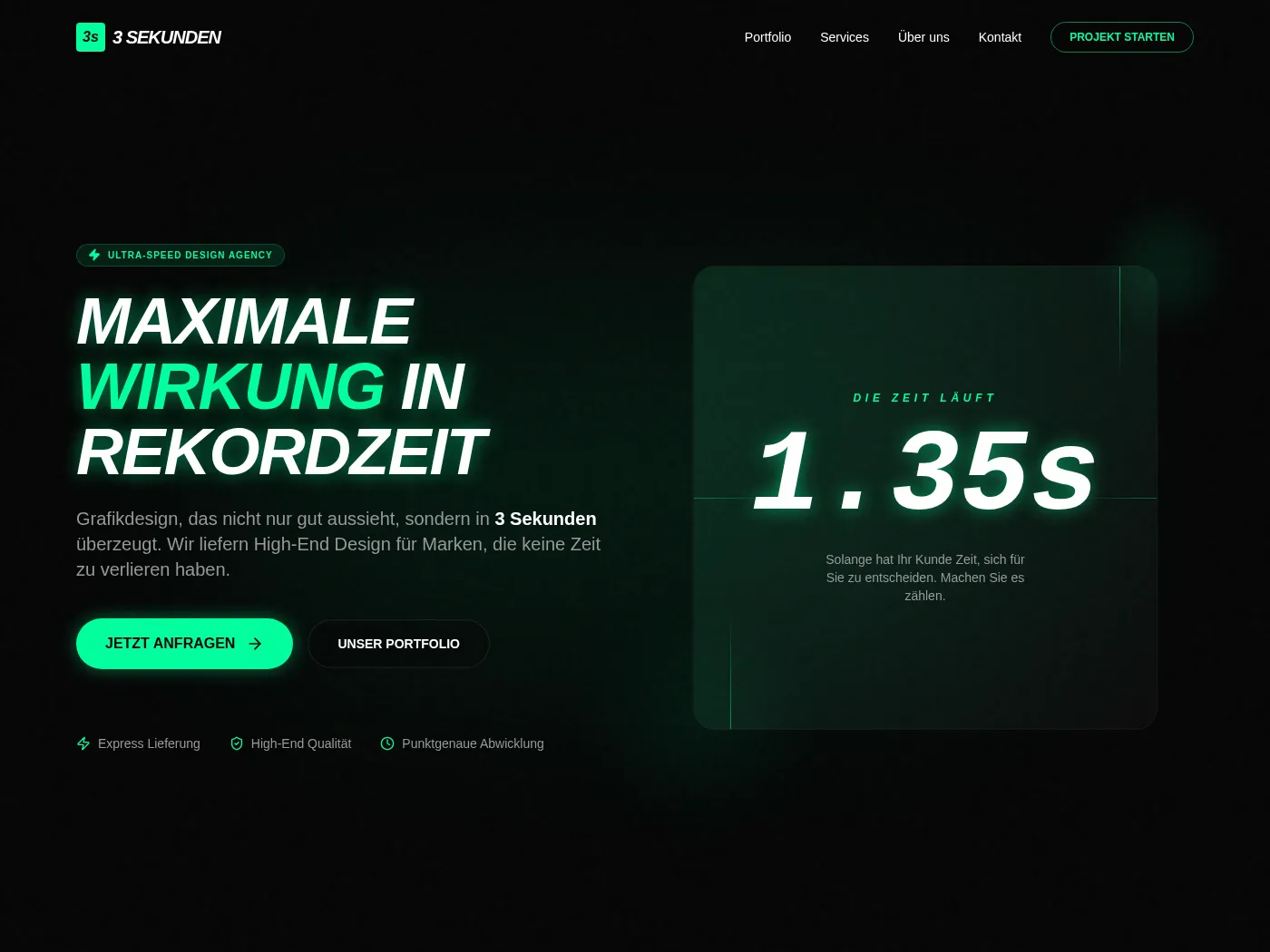 3 Sekunden Grafik Intro
