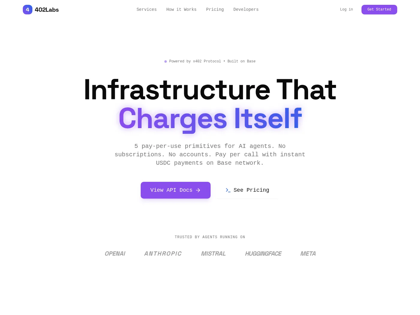 402Labs Landing Page