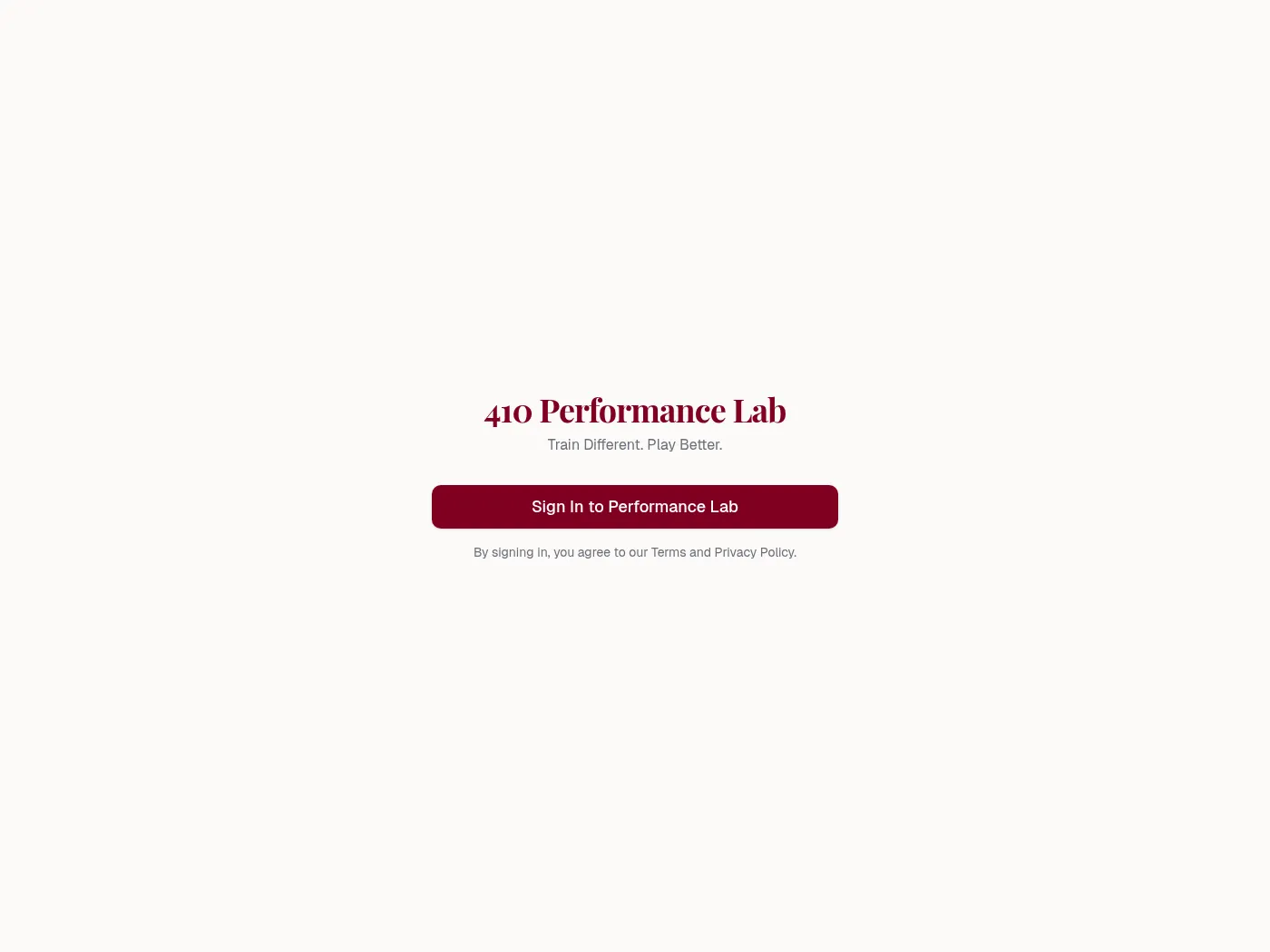 410 Performance Lab