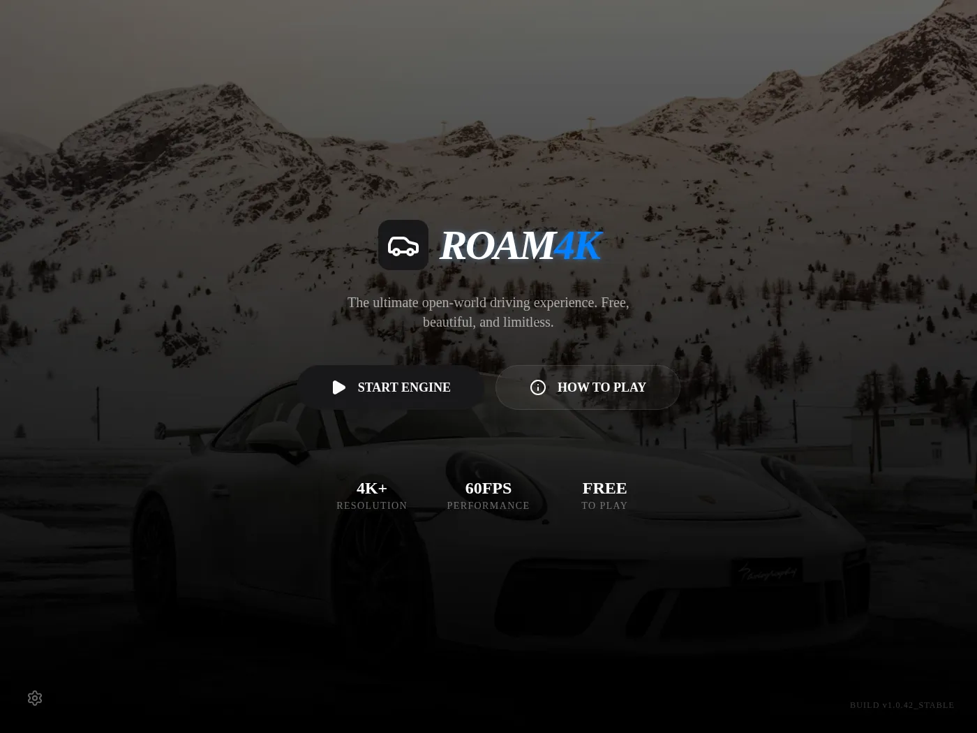 4K Car Roam Game