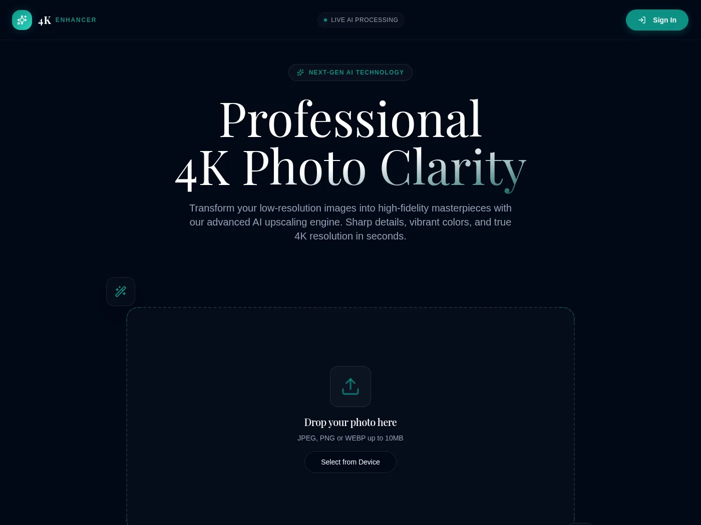 4K Photo Enhancer