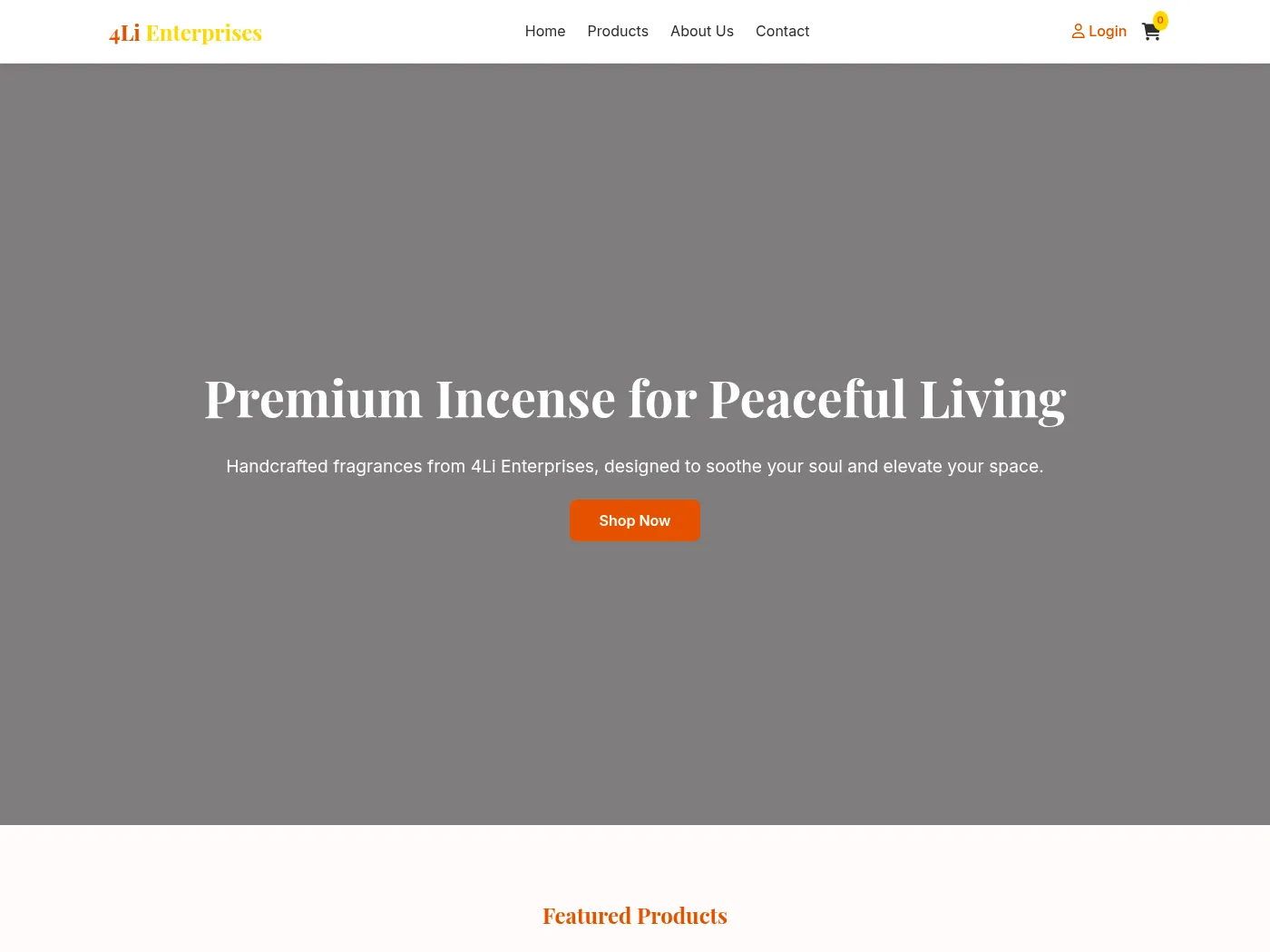 4Li E-Commerce Frontend