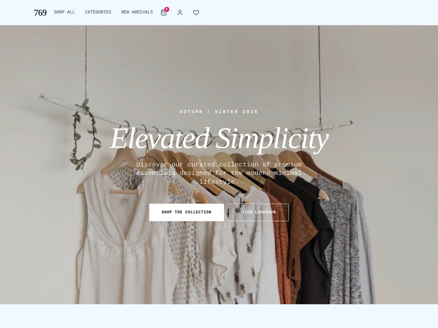 769 E-Commerce Web App