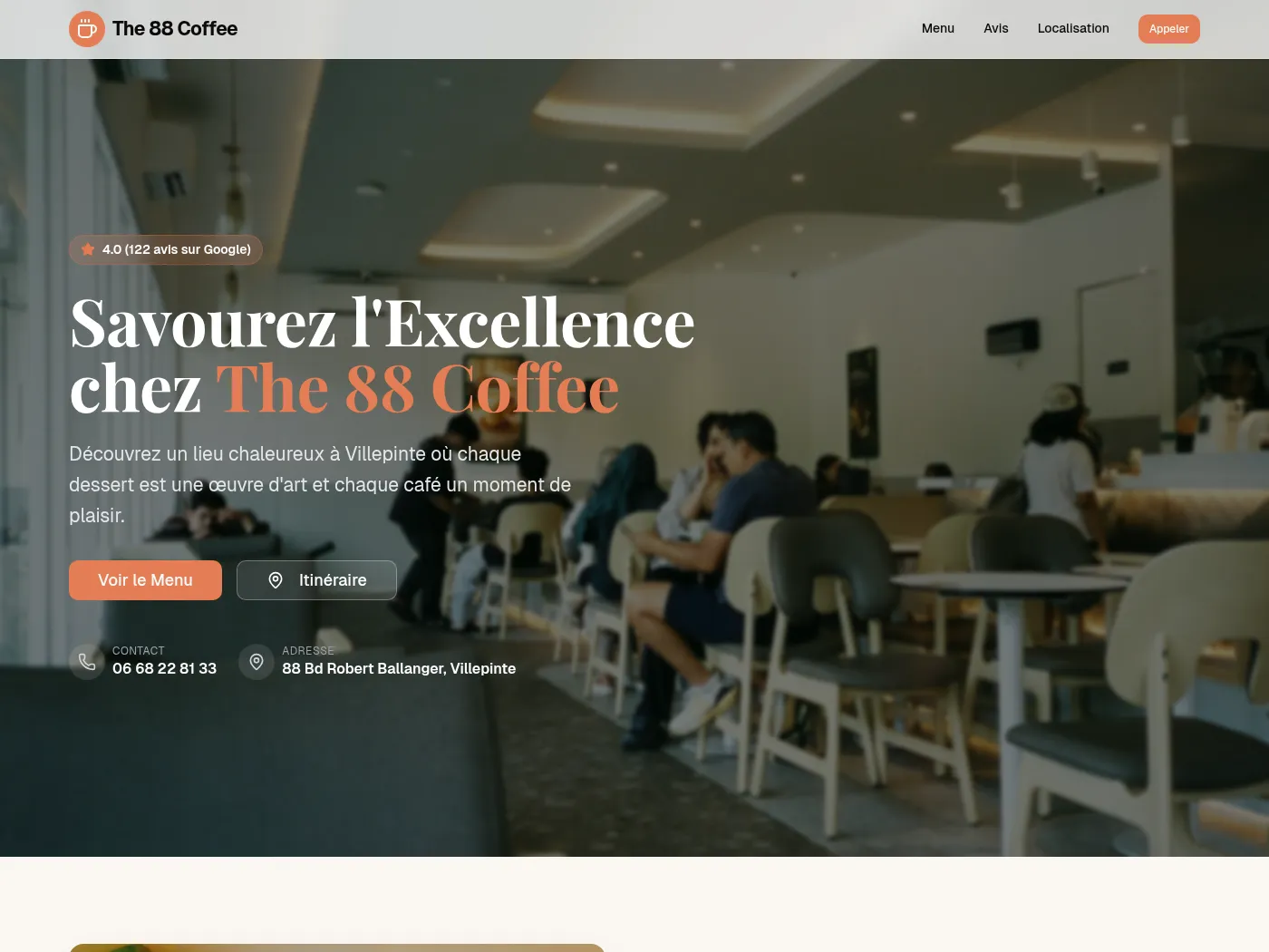 The 88 Coffee Website