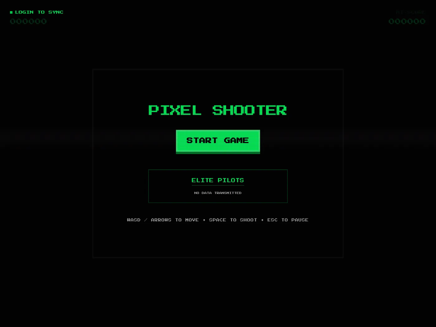 Pixel Shooter Game