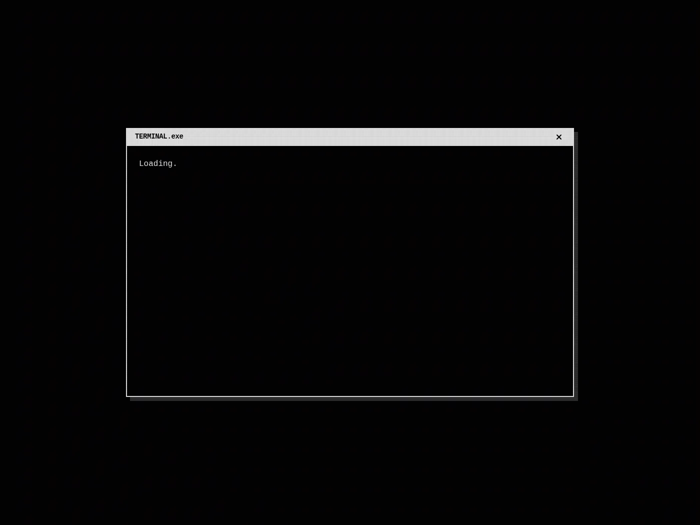 8-Bit Terminal Experience