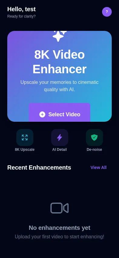 8K Video Enhancer