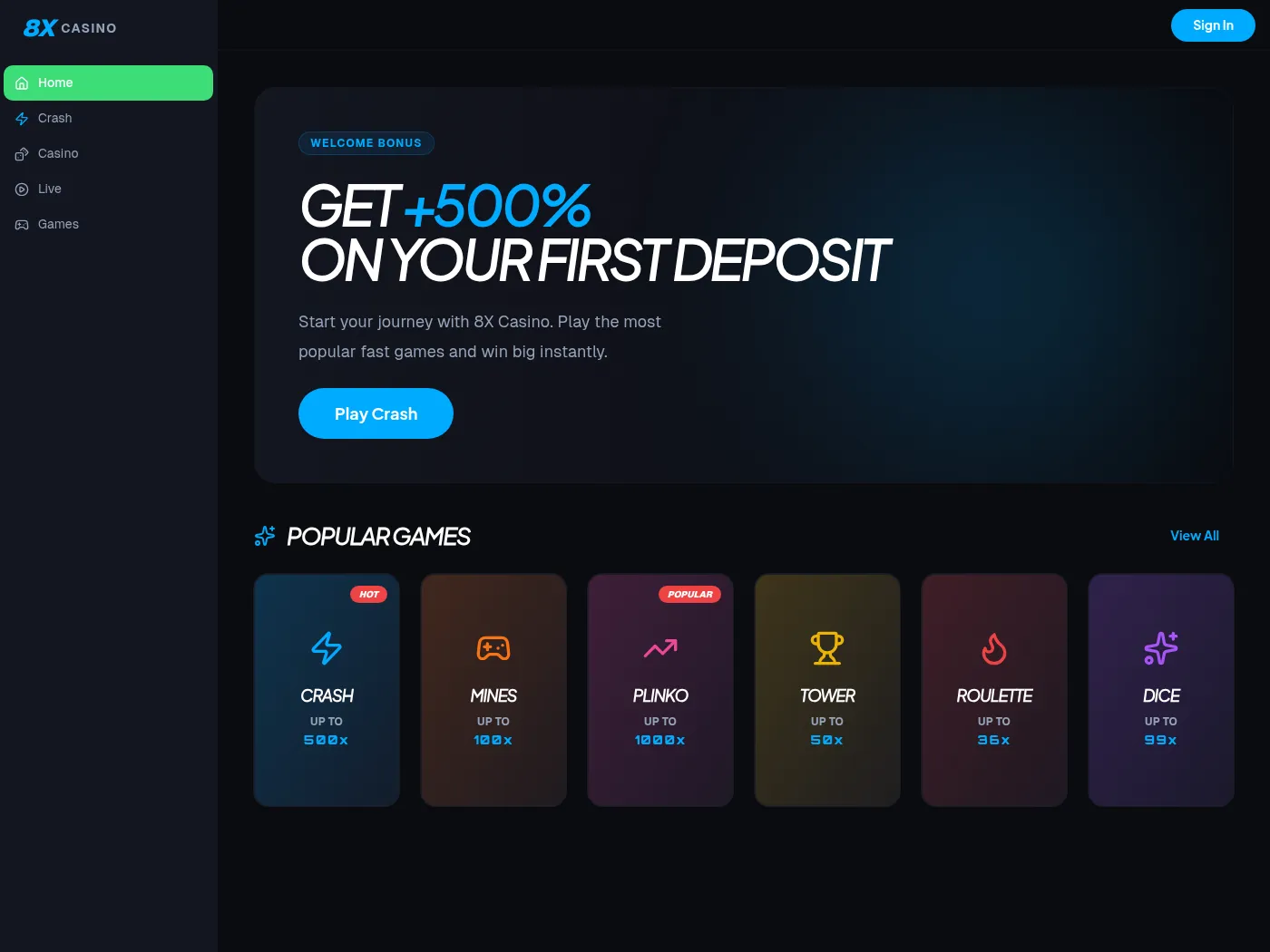 8x Online Casino