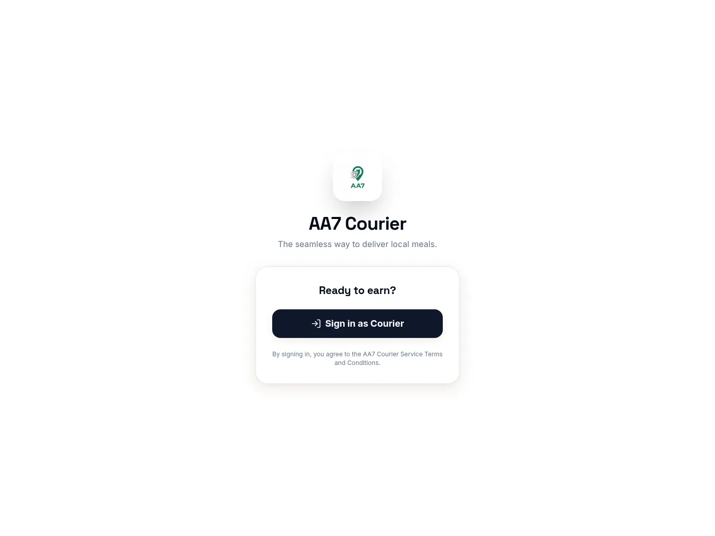 AA7 FoodDelivery App