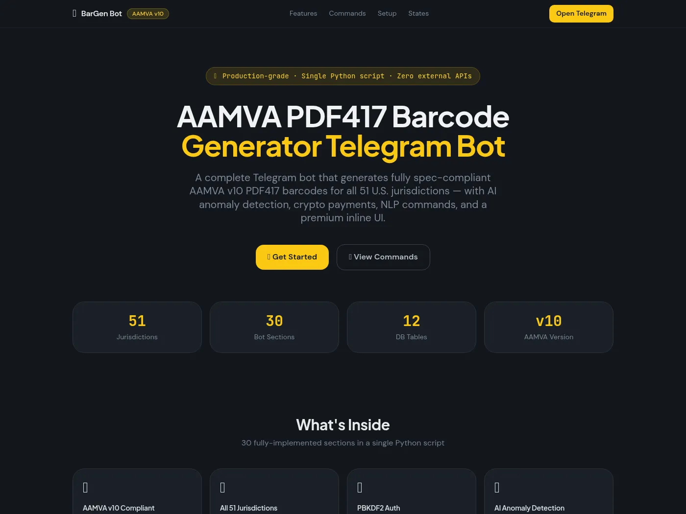 BarGen Bot