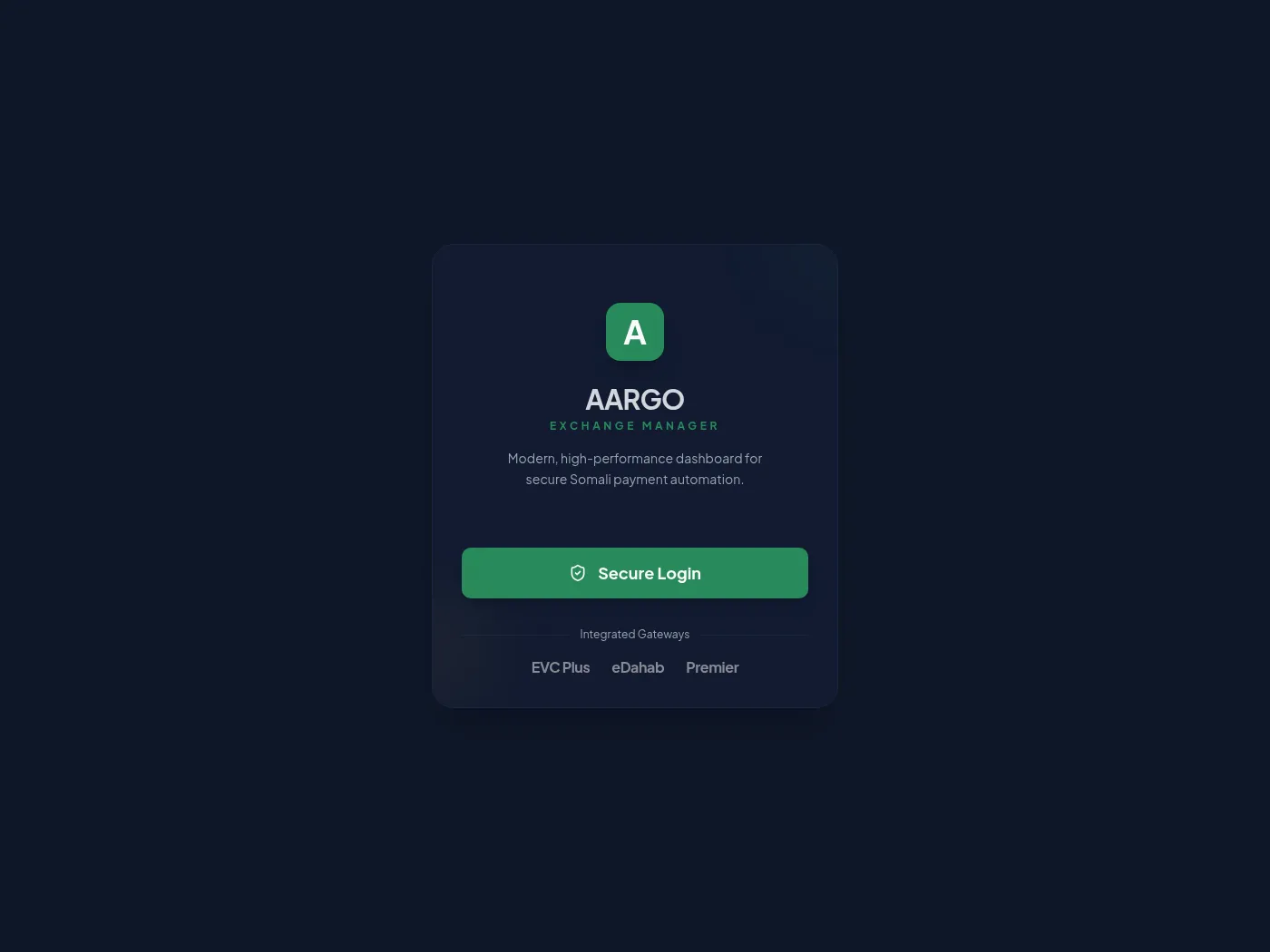 AARGO Exchange Manager