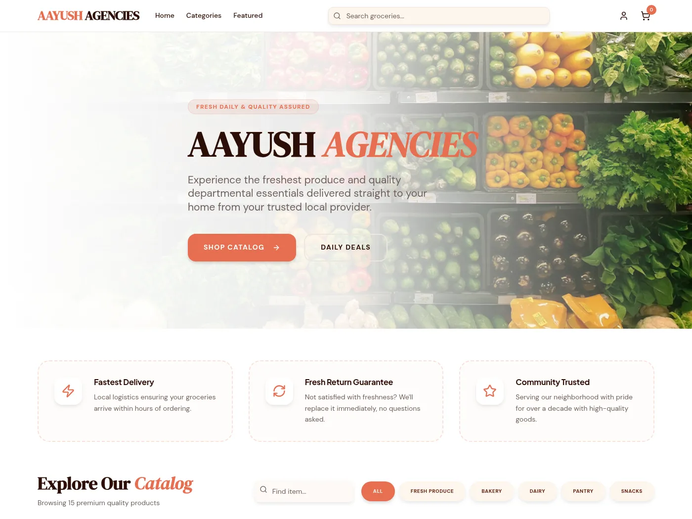 Aayush Grocery Store