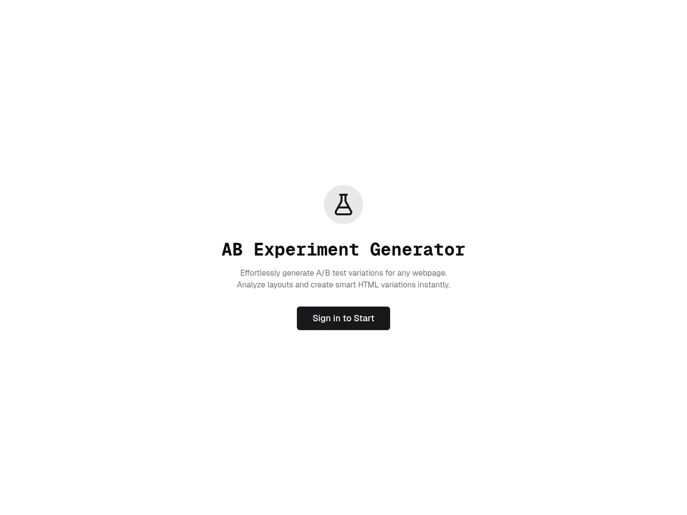 AB Experiment Generator