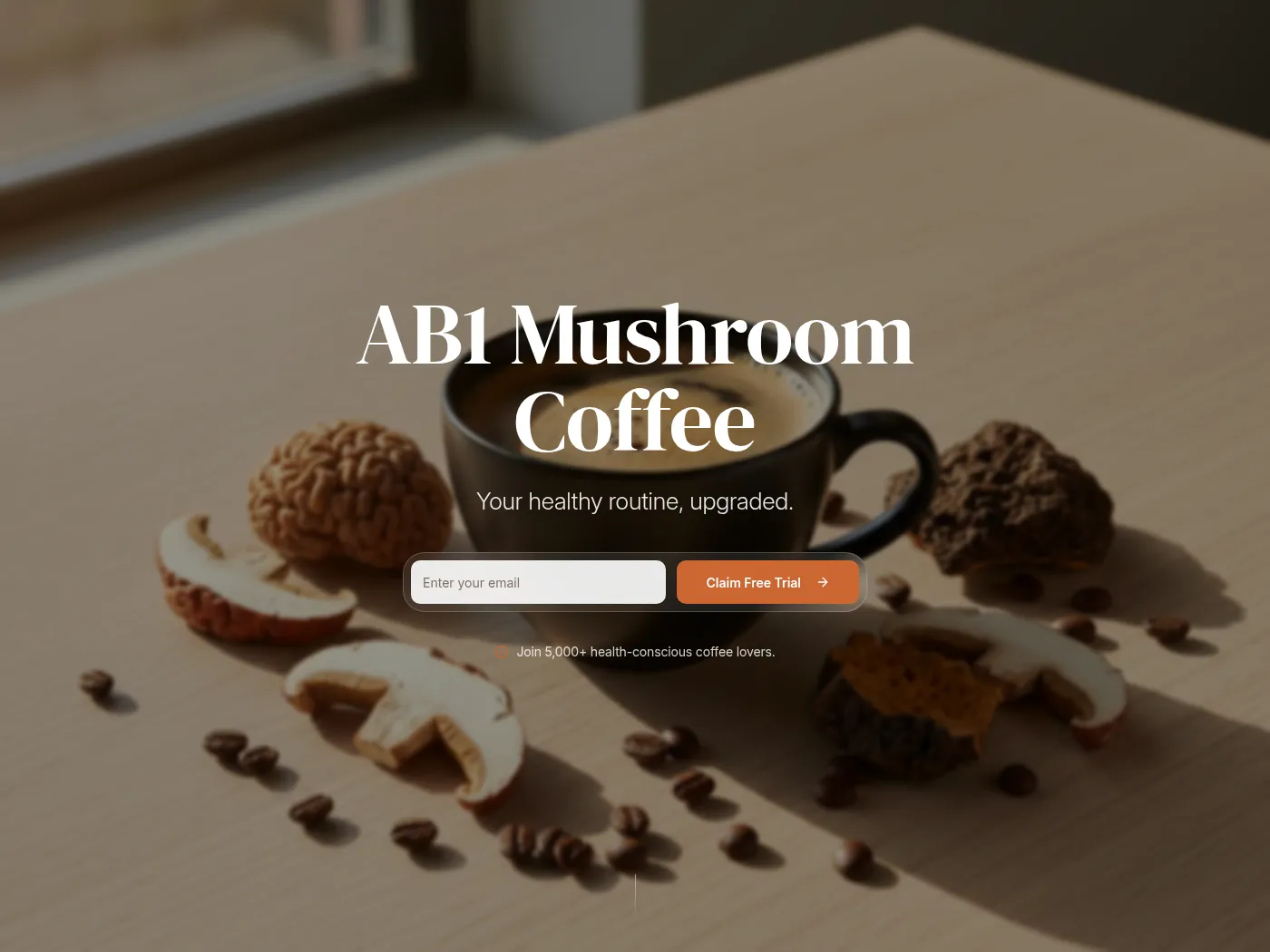 AB1 Coffee Trial Landing