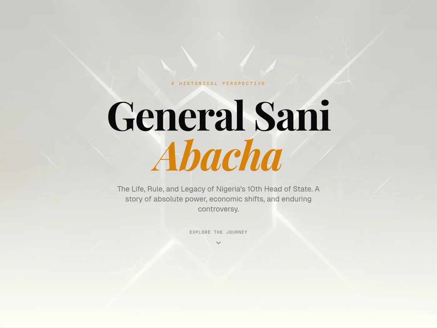 Gen Abacha Story