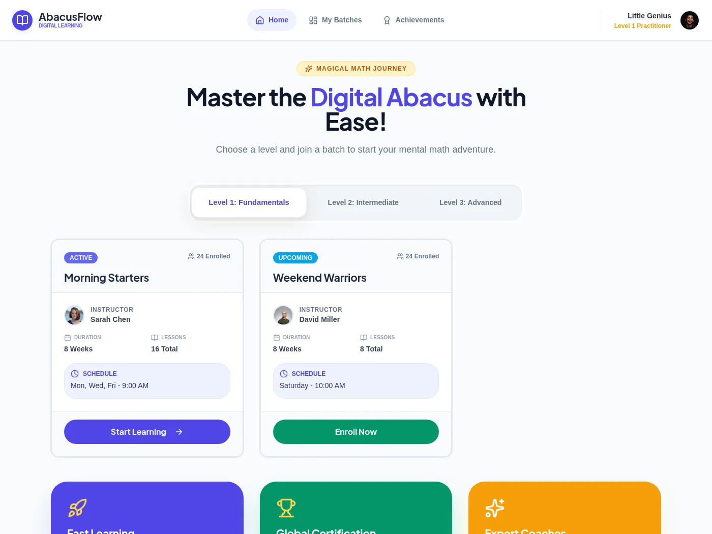 Abacus Learning Flow