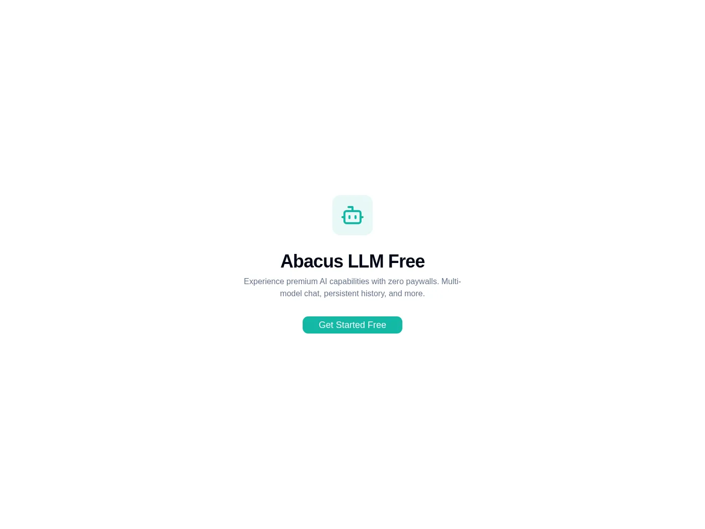 Abacus LLM Free