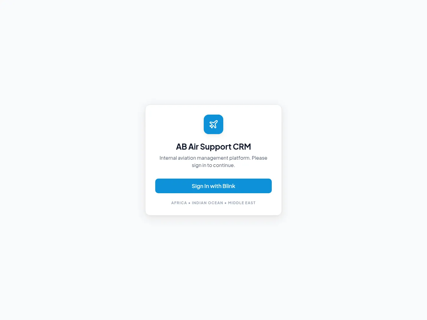AB Air Support CRM