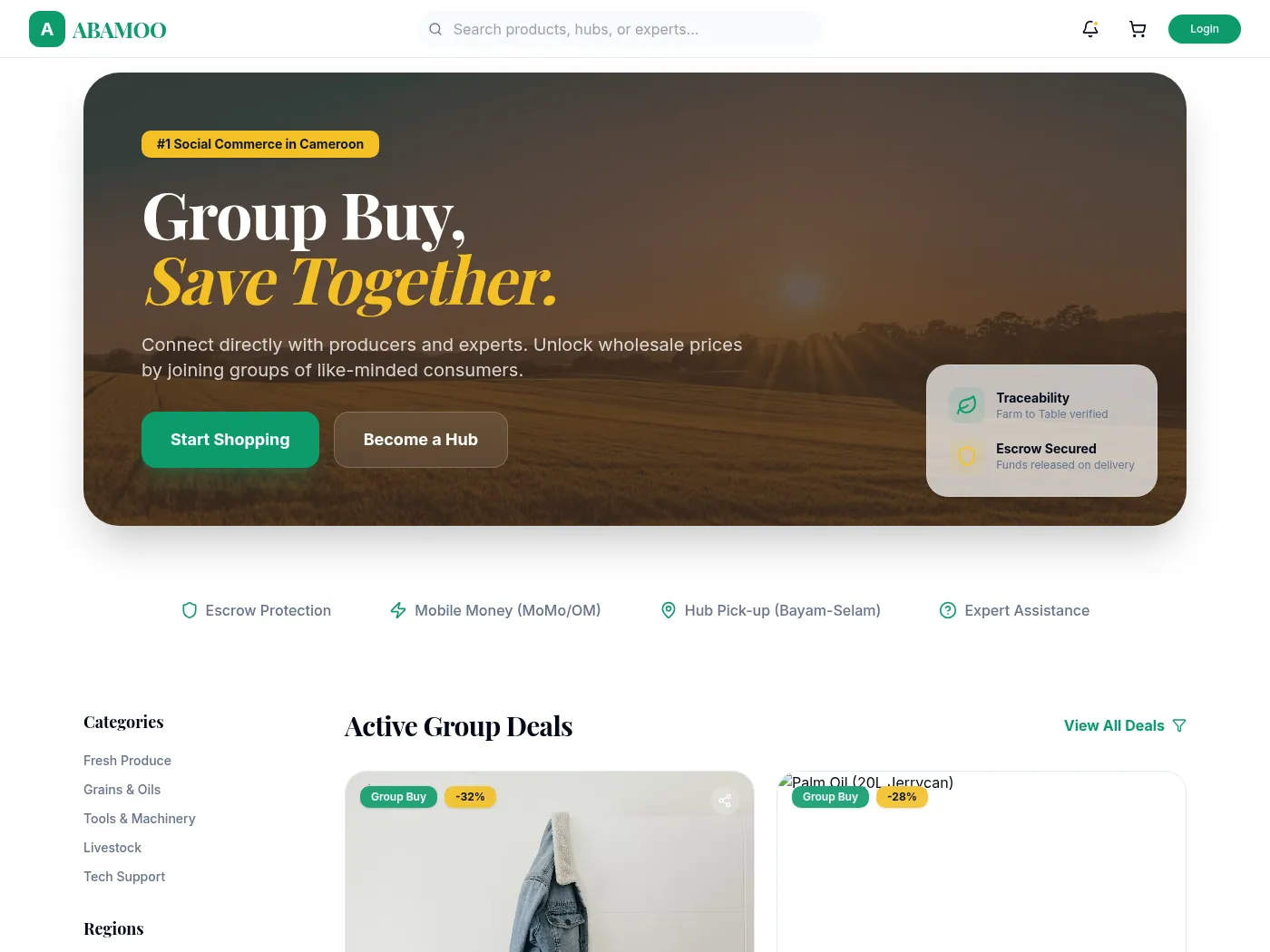 ABAMOO Social Marketplace