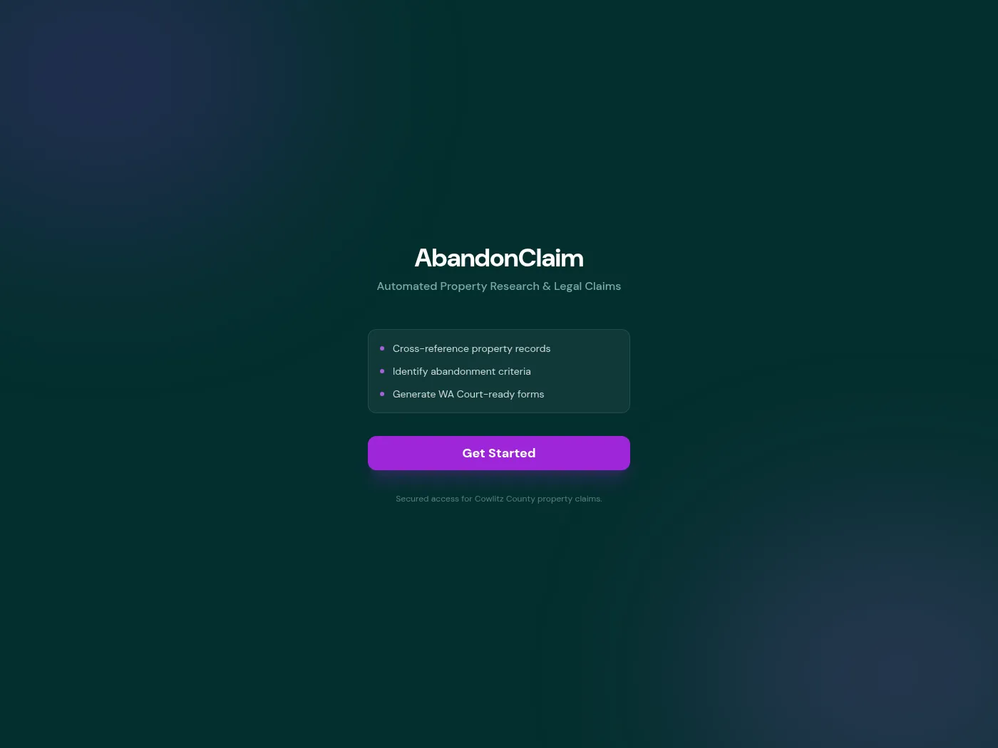 AbandonClaim AI Assistant