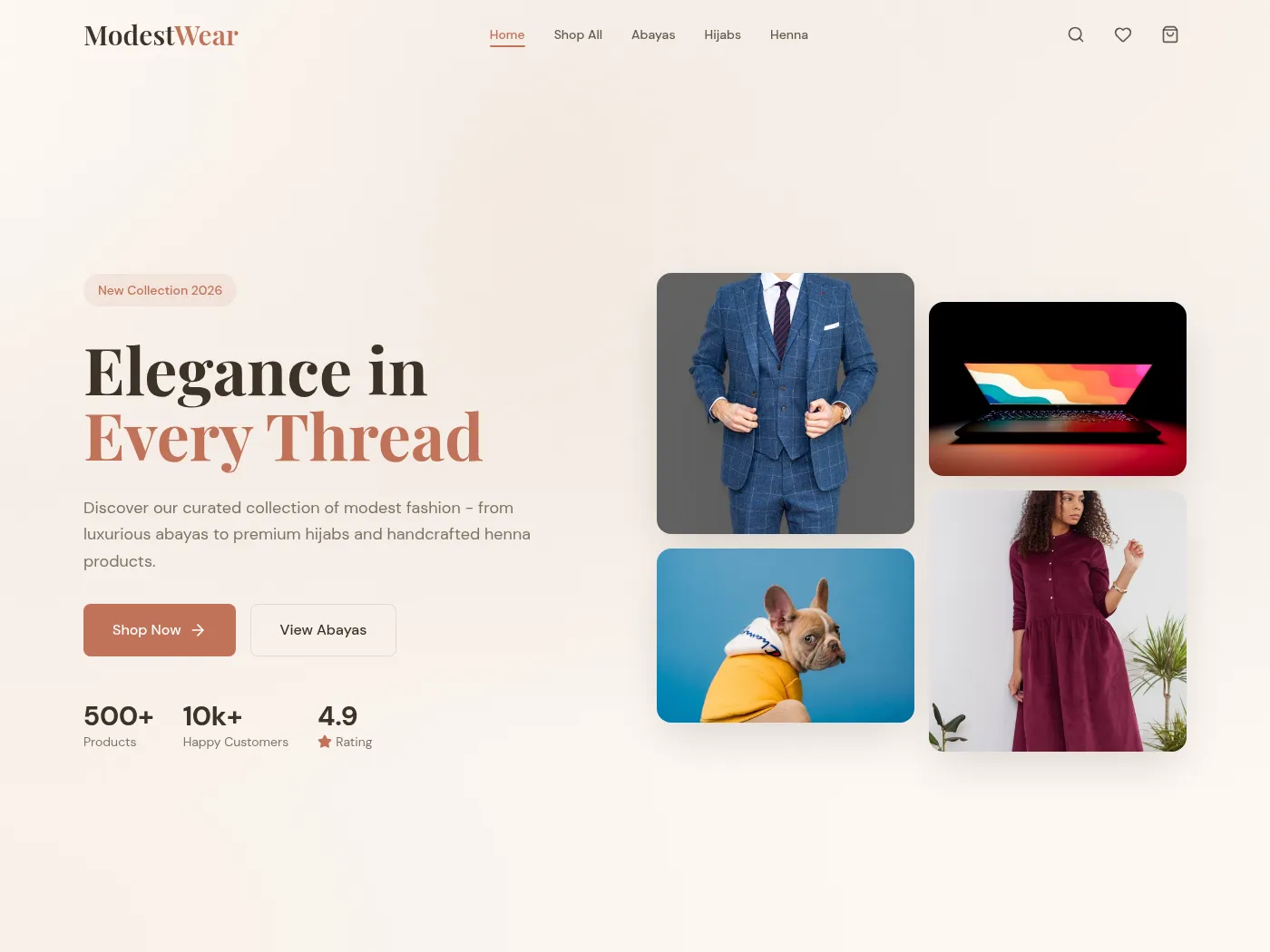 ModestWear Storefront