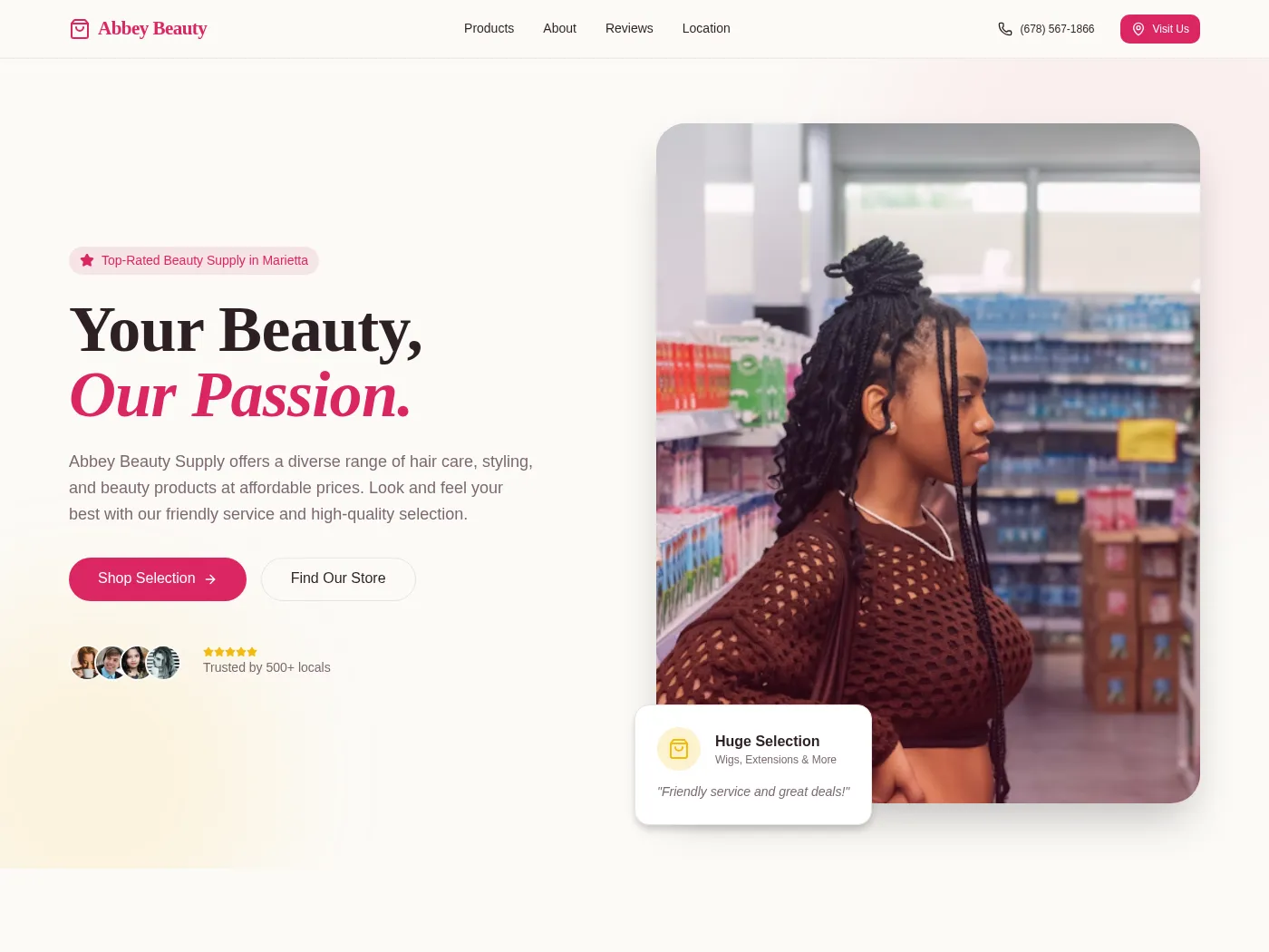 Abbey Beauty Supply Web