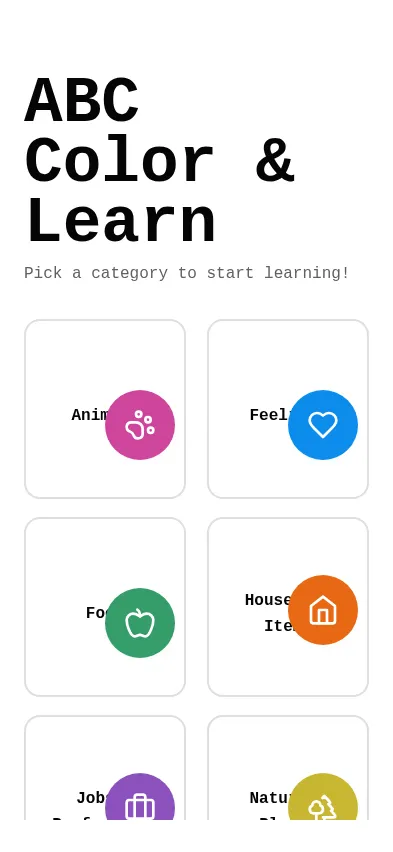 ABC Color & Learn
