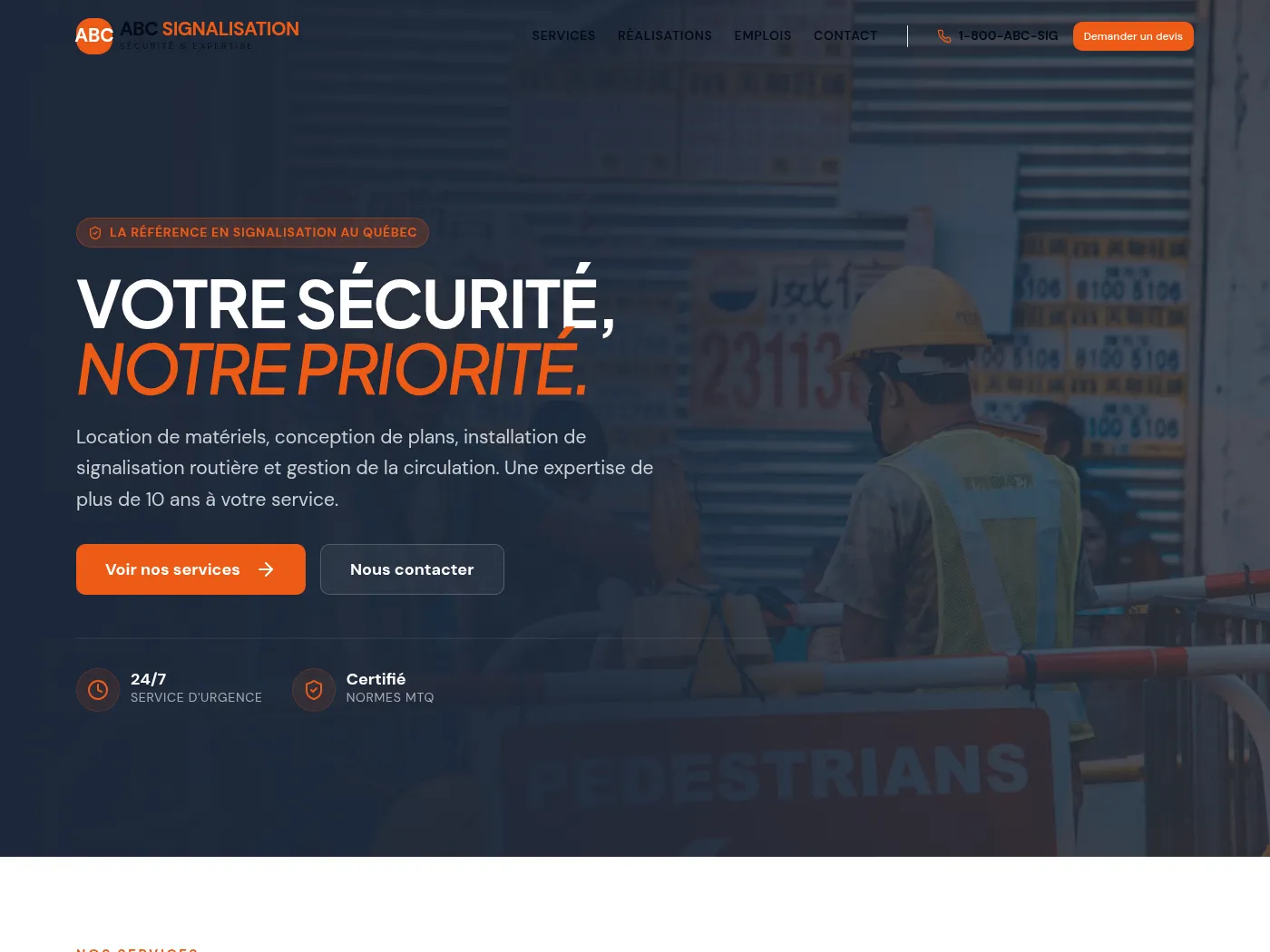 ABC Signalisation Site