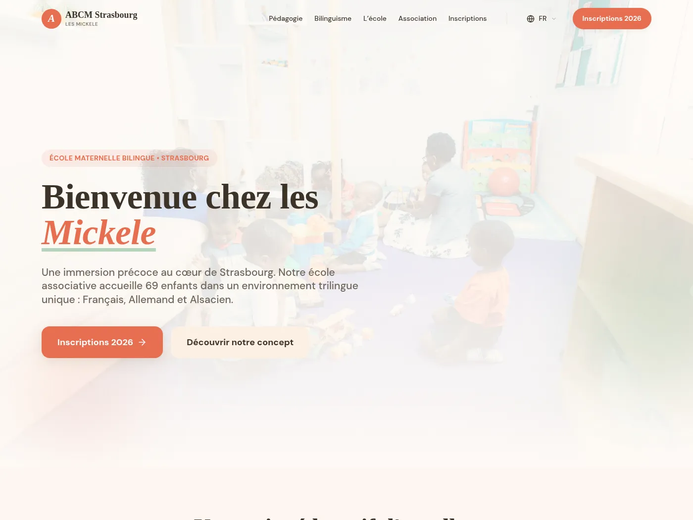 ABC Maternelle Redesign