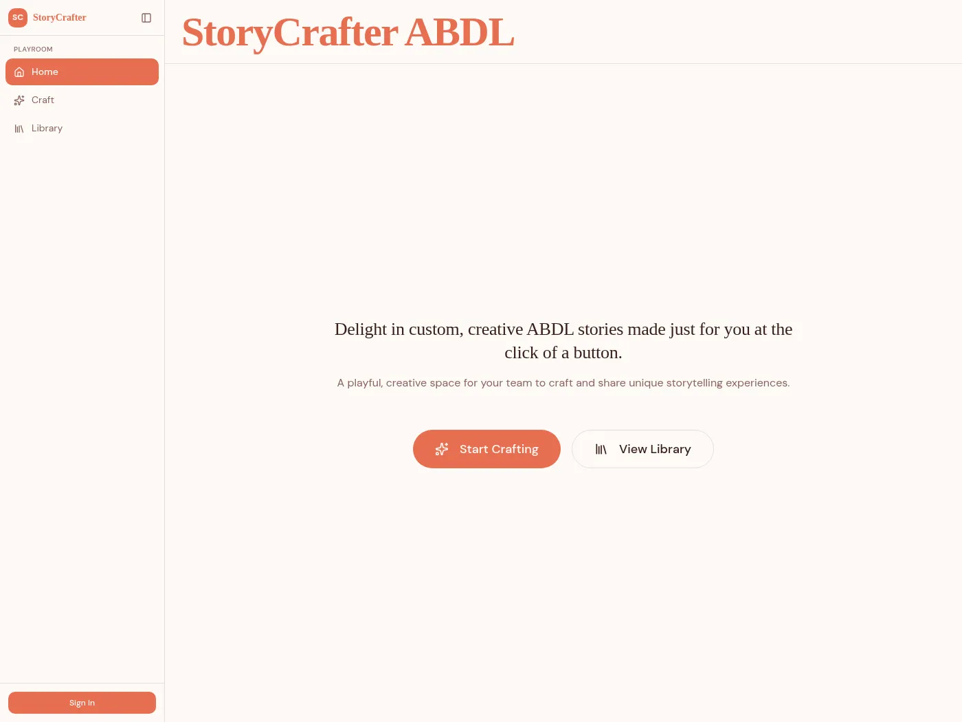 StoryCrafter ABDL
