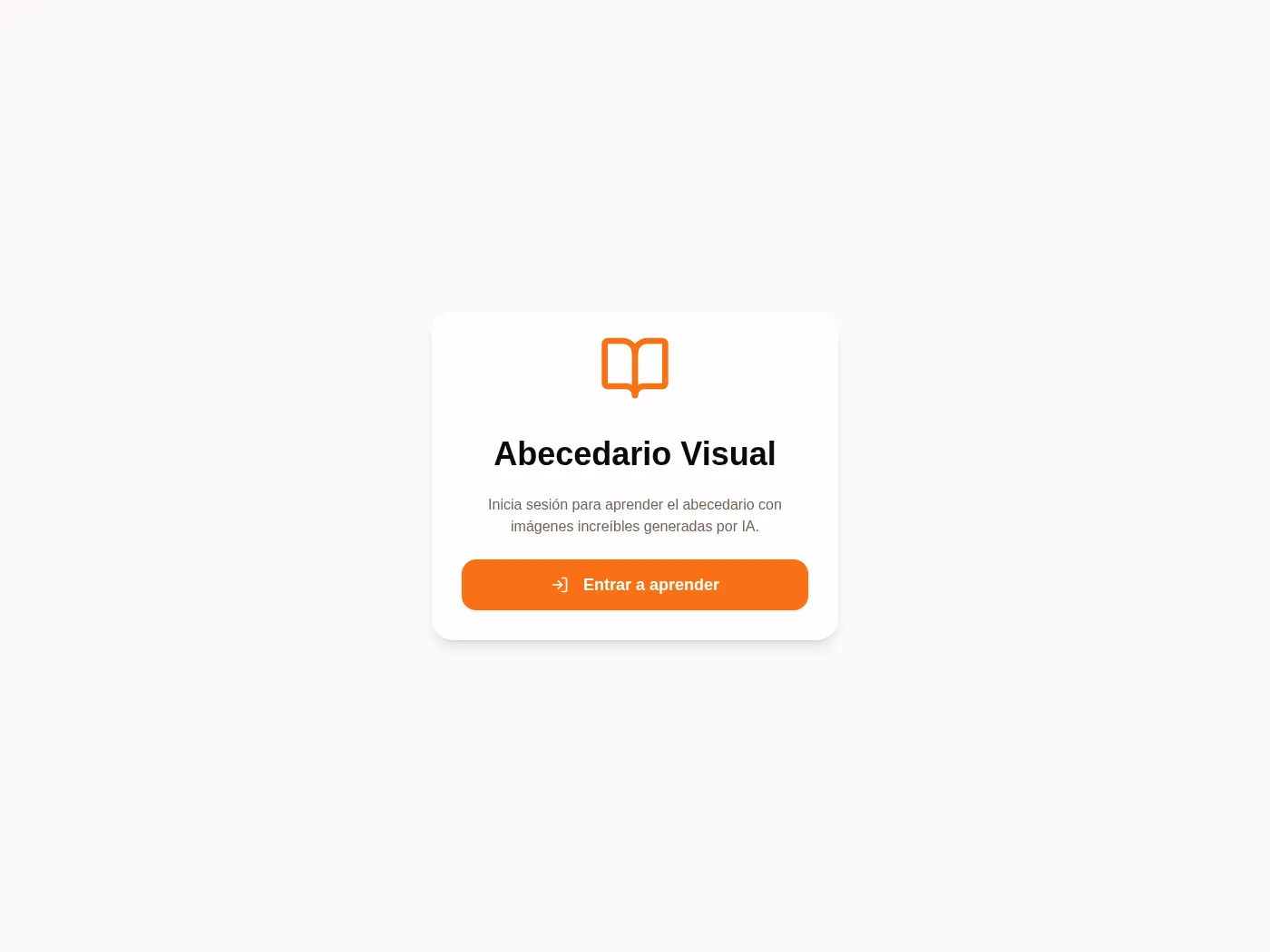 Abecedario Visual Español