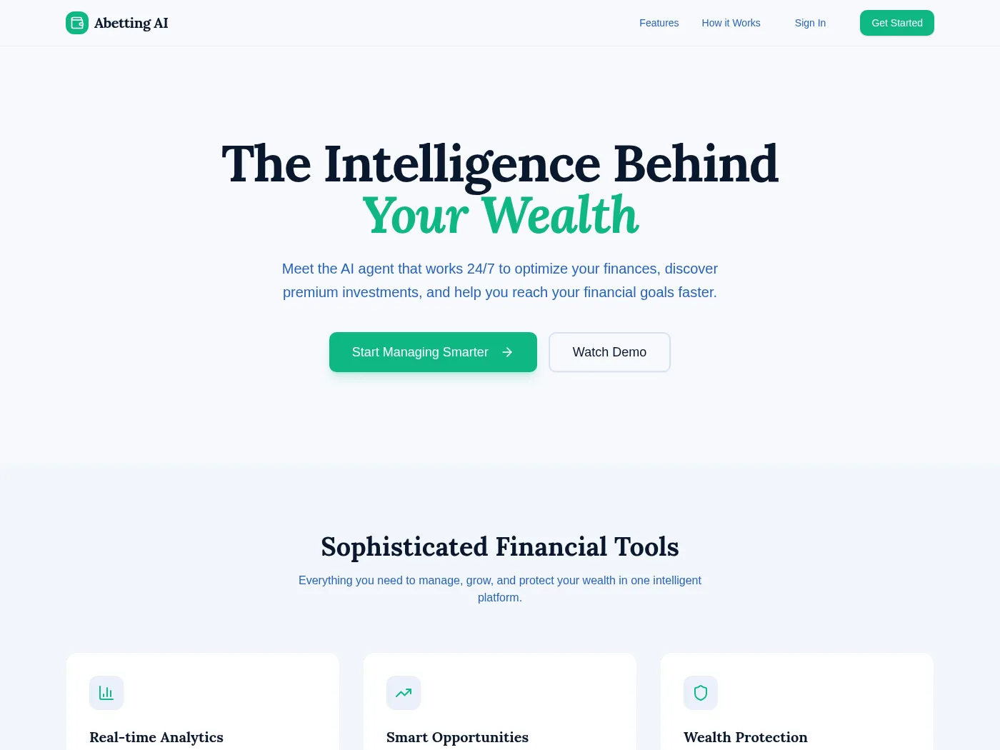 Abetting AI Money Agent