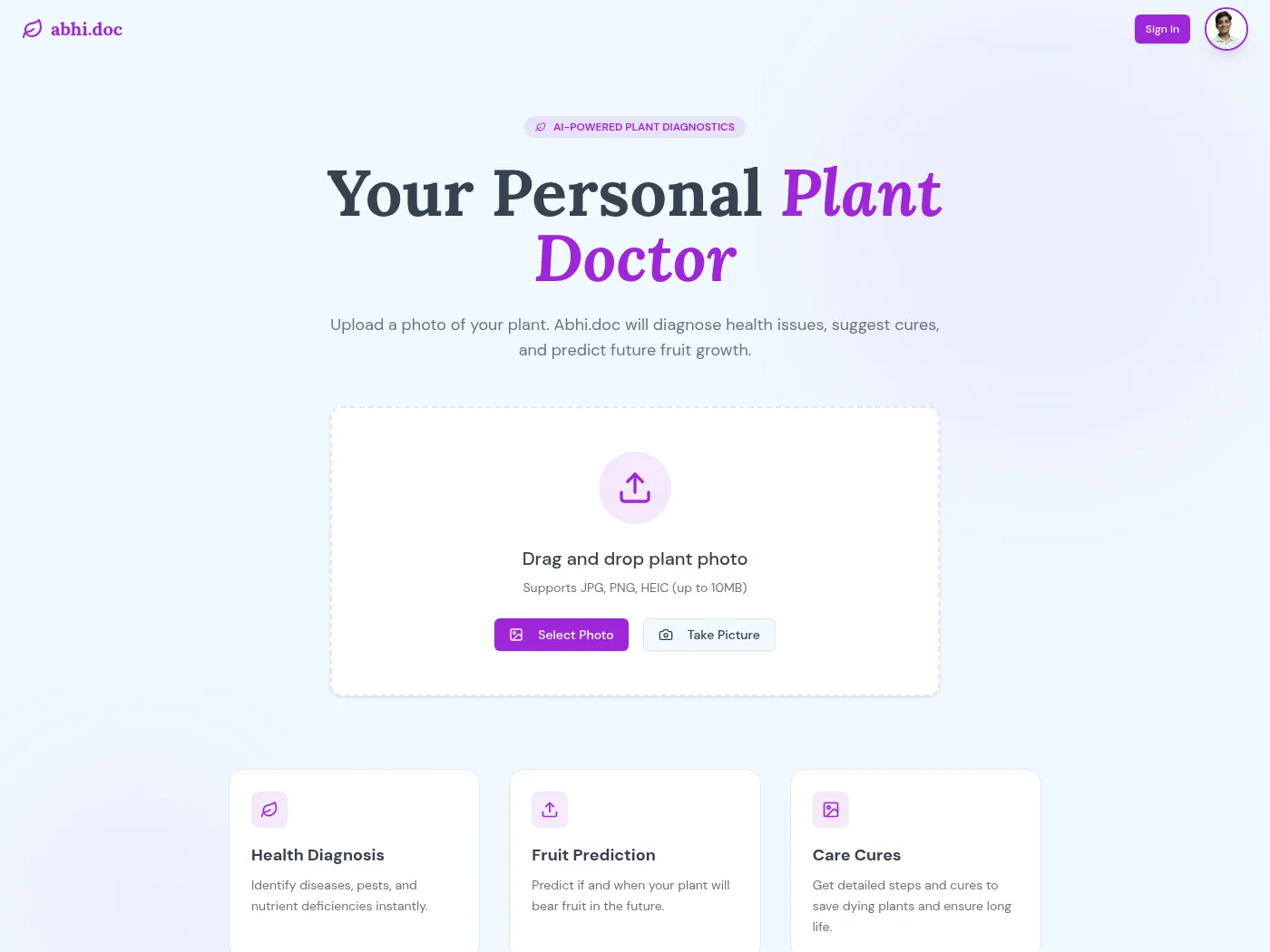 abhi.doc Plant Doctor AI