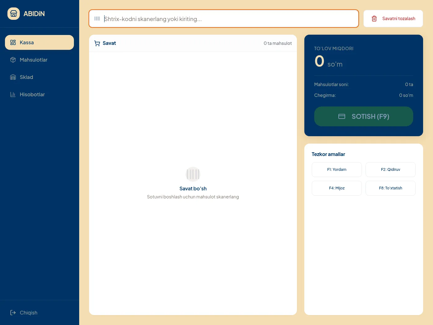 ABIDiN POS Desktop App