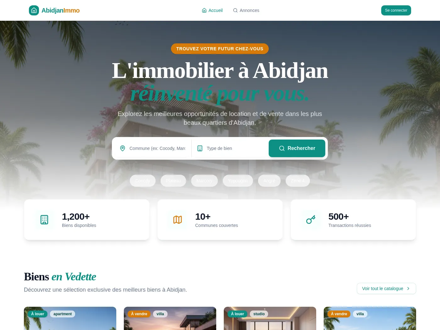 Abidjan Immo Finder