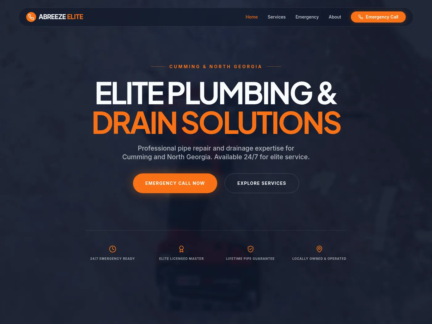 ABREEZE Elite Plumbing Web