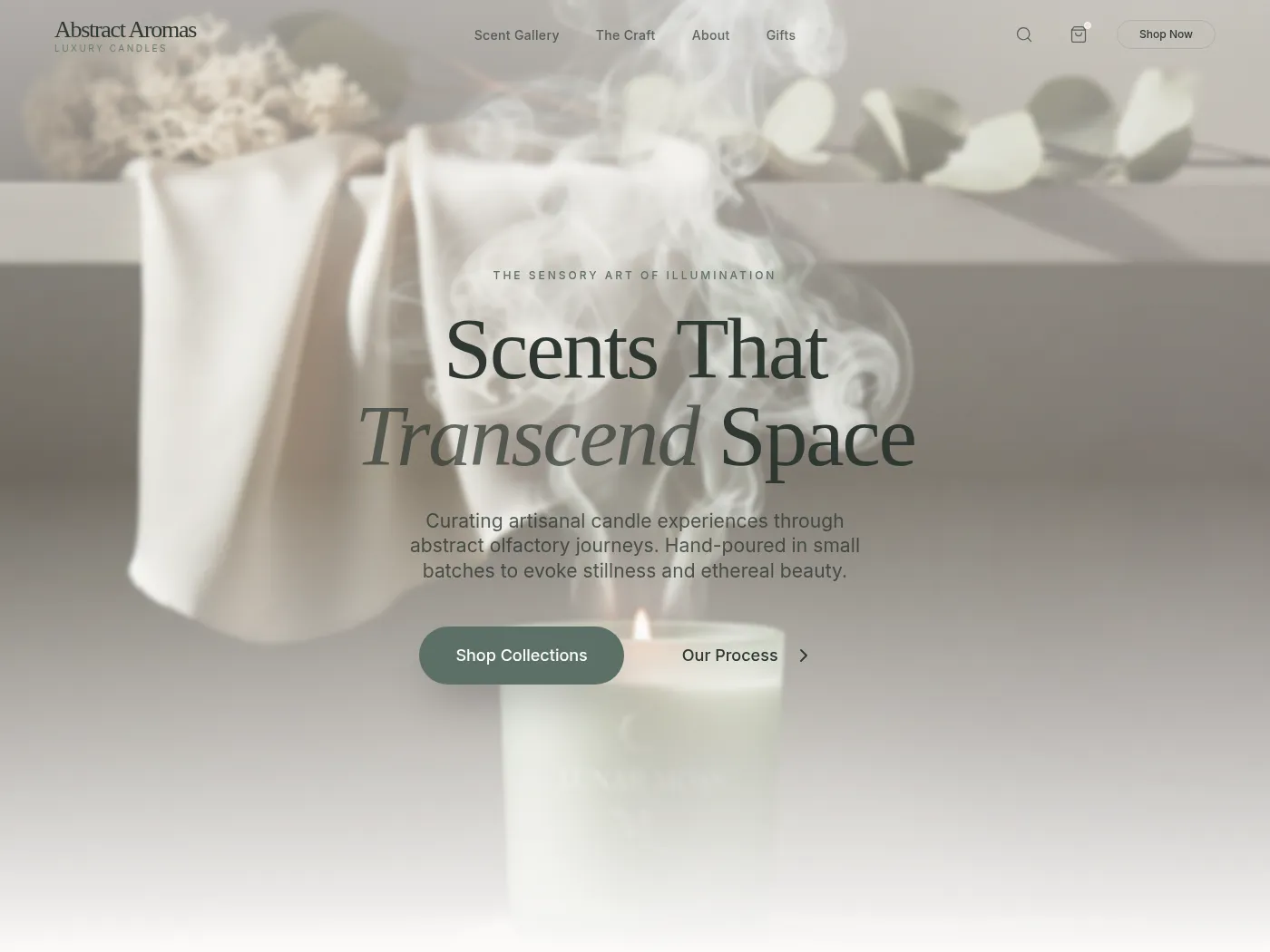 Abstract Aromas Landing