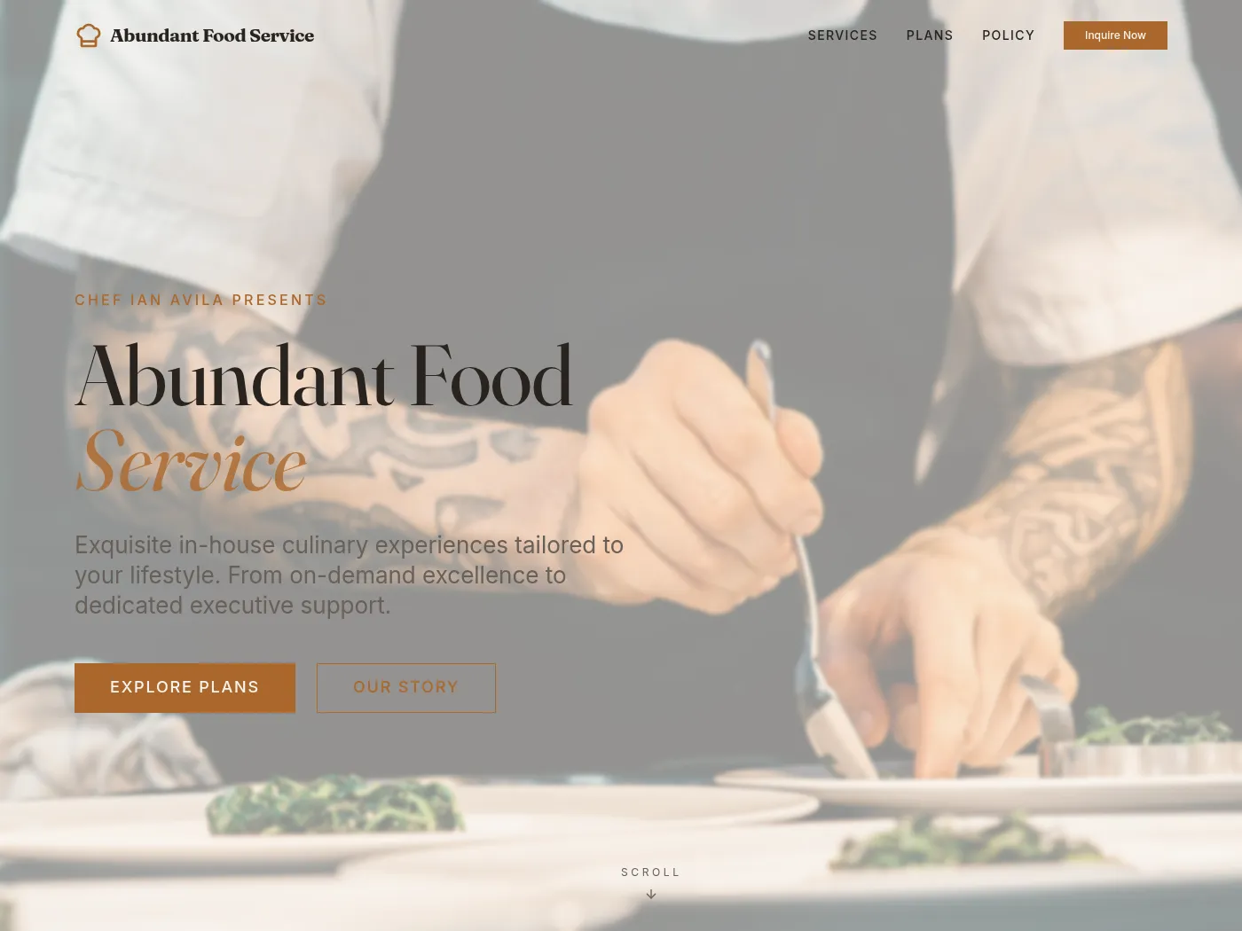 Abundant Food Service Site