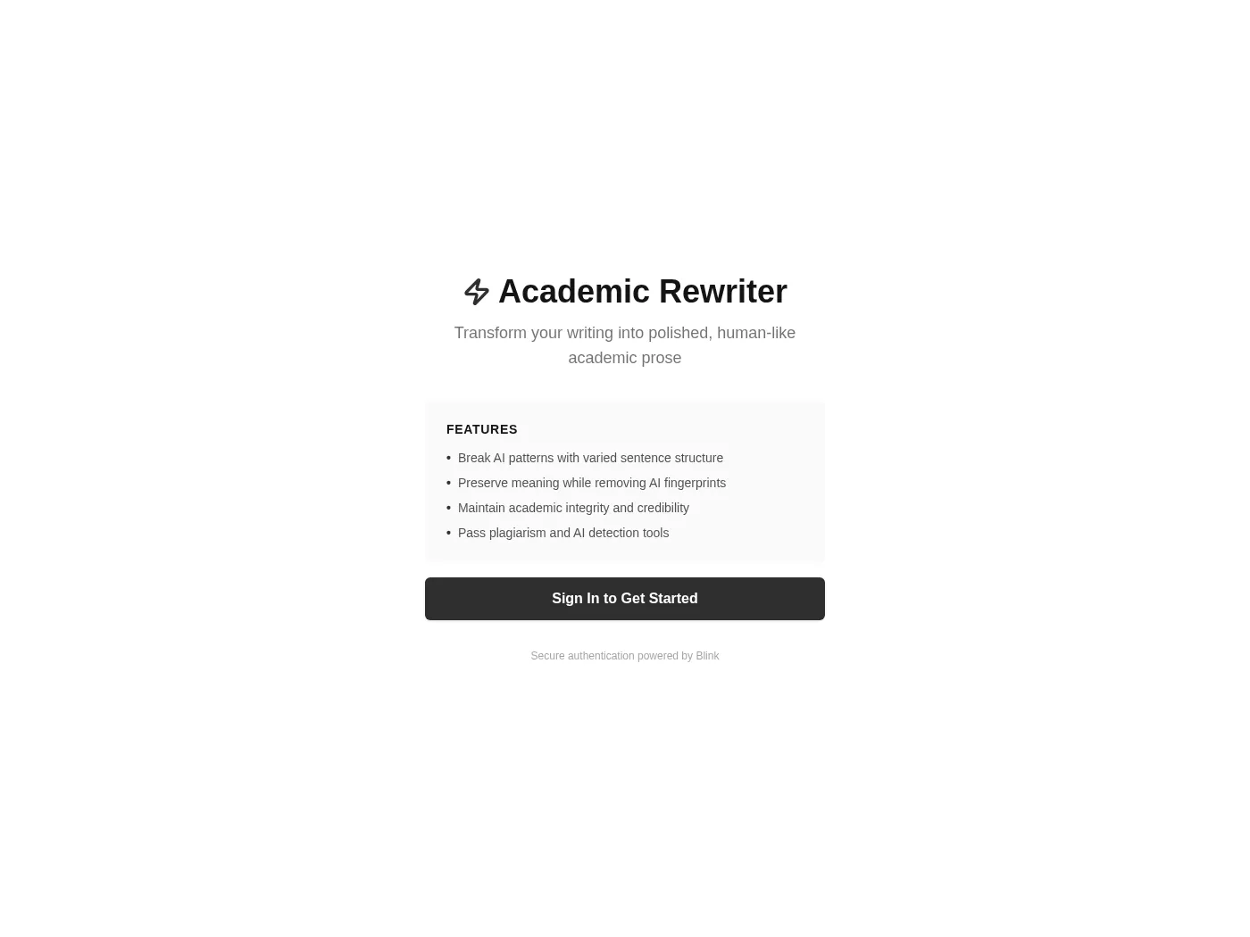 Academic Rewriter Pro