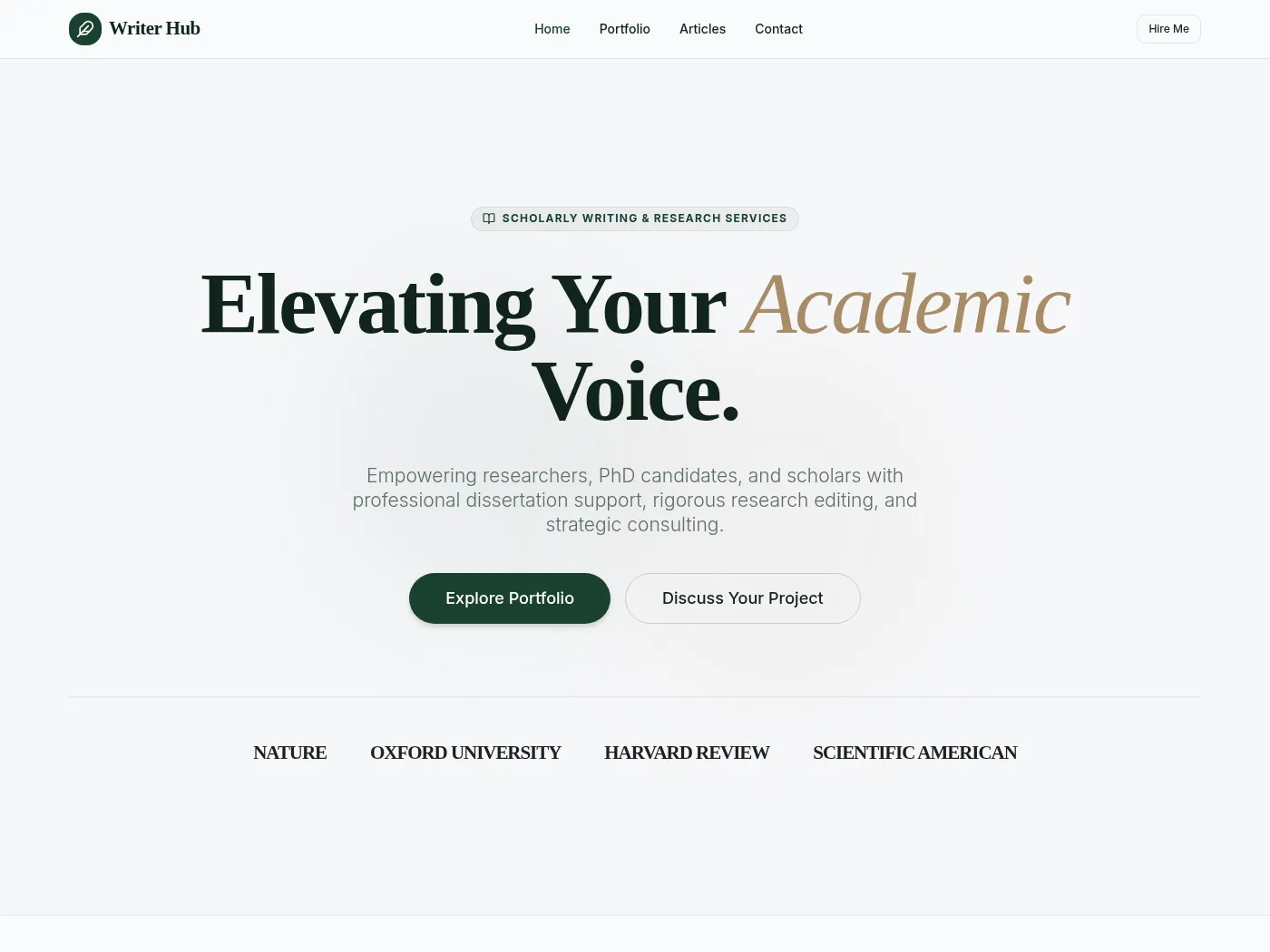 Academic Writer Hub